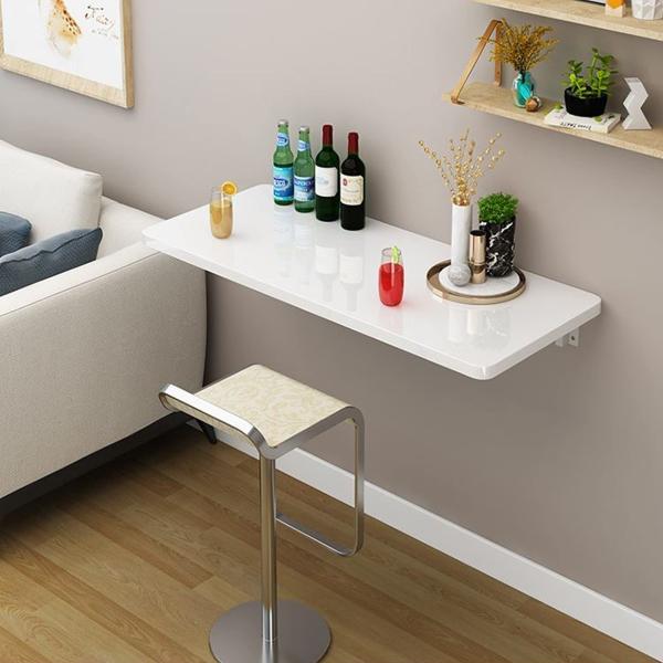 商品名:  CHEWO Kitchen Breakfast Bar Table, White | Computer Workstations for Home Office Work | Wall Mounted Folding Wall ...
