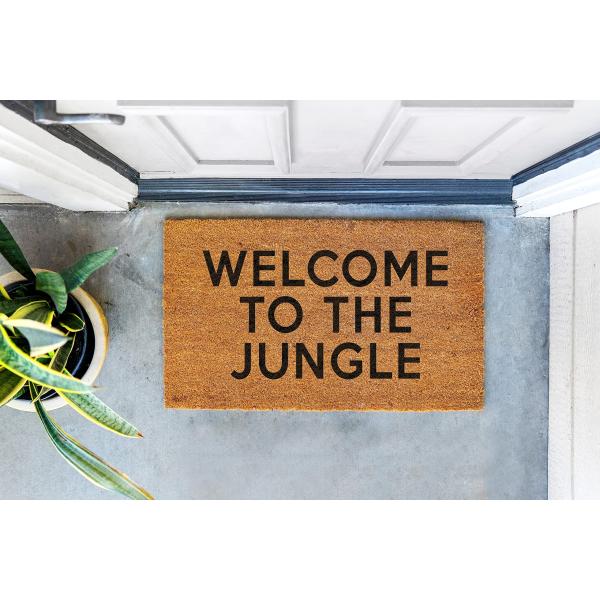 商品名:  Funny Mat Outdoor Welcome to The Jungle Doormat Decoration Floor Front Door Mat Funny Doormat Non-Slip Washable Ma...