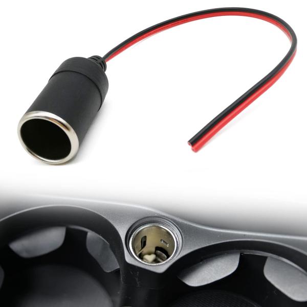 商品名:  Car Charger Power Cigarette Lighter Female Socket Cable Plug Adapter, 12V 24V Car Replacement Cigar Cable Connecto...