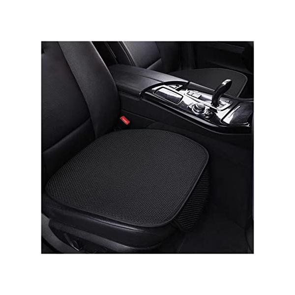 商品名: AUCELI カーシートクッションパッド ユニバーサル滑り止めドライバーシートカバープロテクター 通気性 快適 自動車フロントシートクッションマット 車両内装アクセサリー トラック SUV バン用 AUCELI 2 Pcs Car...