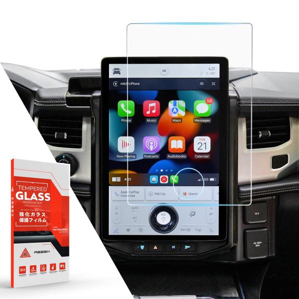 商品名:  ASZSK For Expedition &amp; F150 Lightning 2024 2023 2022 Screen Protector,15.5 Inch Tempered Glass Protective Film...