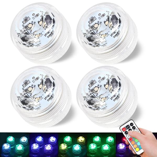 商品名:  Roller Skate Lights, 4 Pieces Waterproof Multi-Colors Led Skateboard Lights Underglow, Accessories for Skate Skati...