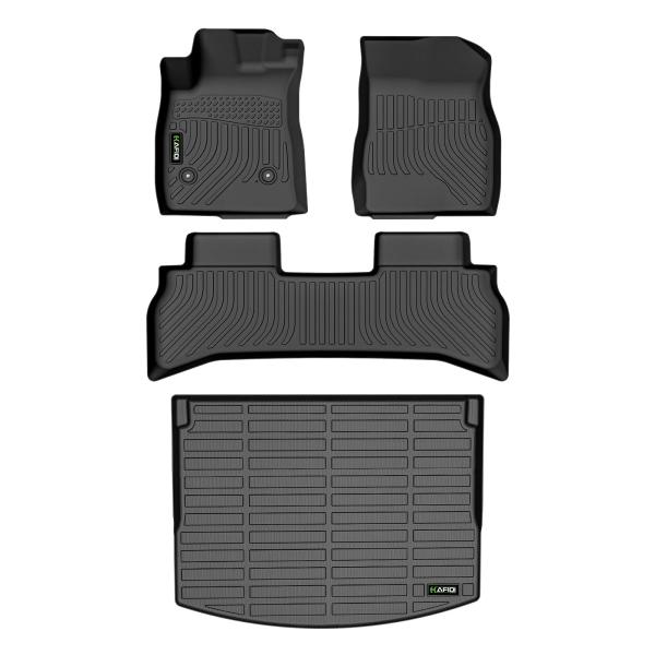 商品名: HAFIDI 全天候型フロアマット シボレー トレイルブレイザー FWD 2021-2023 &amp; カーゴライナー Trailblazer AWD &amp; FWD用 (アッパーデッキポジションのカーゴのみ対応) 2021...