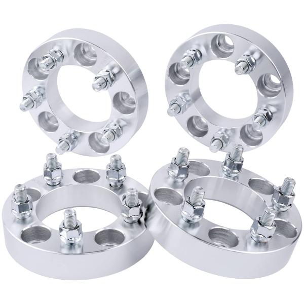 商品名:  DCVAMOUS 4PC 5x4.5 to 5x5 Wheel Adapters 1.25 Inch with 1/2" Studs Compatible with Jeep F-ord 5 Lug 5x114.3 to 5x1...