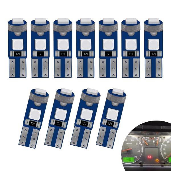 商品名: yonwait 10個 T5 LED電球 車用LED計器ライト 3030 3SMD LED 自動車計器パネルインジケーターライトランプ (ホワイト) yonwait 10 PCS T5 LED Bulb, Car LED Inst...