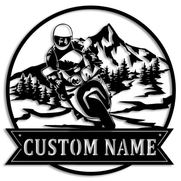 商品名:  Motorcycle Riding Metal Wall Sign - Motorcycle Metal Wall Art - Motorcycle Riding Metal Wall Decor - Motorcycle Ri...