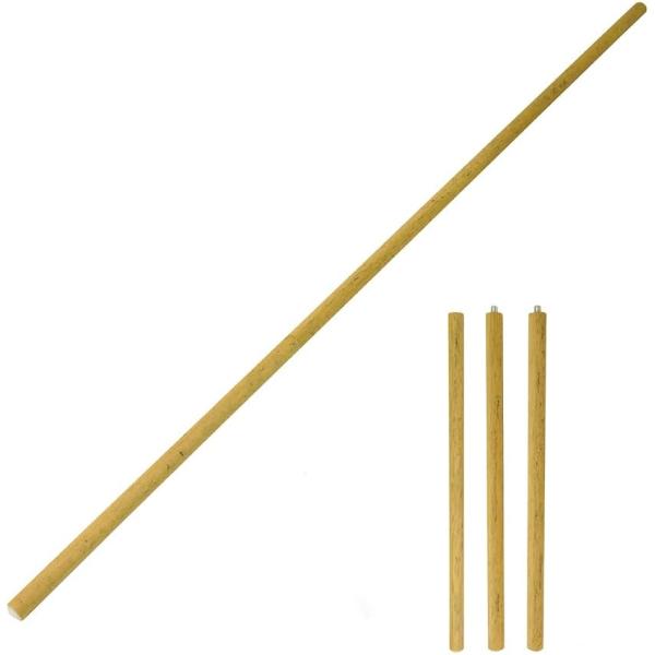 商品名HSP 4フィート&amp;6フィート 折りたたみ式 ポータブル フォームパッド入り 可動性スティック 柔軟性 バランス 強度 ヨガスティック エクササイズスティック 姿勢ポールHSP 4' &amp; 6' Collapsible ...