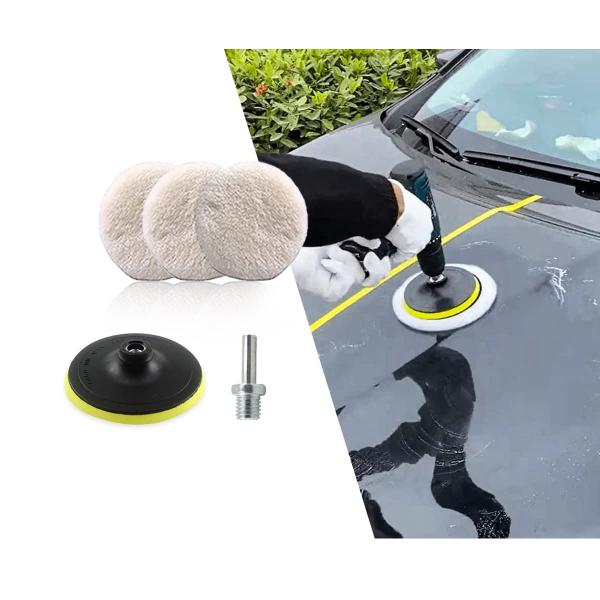 商品名:  Ziciner 3 PCS Wool Polishing Buffing Pad, Polishing Buffing Wheel for Drill Buffer Attached with M14 Drill Adapter...