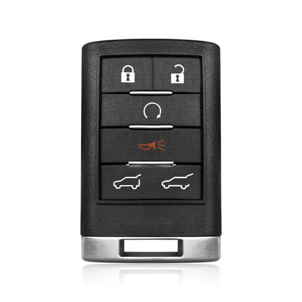 商品名: 車用キーフォブ リモートキーレスエントリーコントロール OUC6000066 315MHz 6ボタン 交換用 キャデラック エスカレード シボレー サバーバン タホ GMC ユーコン用 Keylessbest Replacemen...