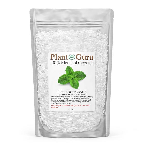 商品名:  Menthol Crystals 2 lbs. Bulk Mentha Arvensis 100% Pure Natural USP Food Grade - Great for Cosmetics, Salves, Balms...