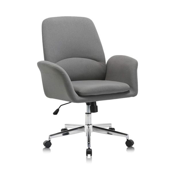 商品名:  CLATINA Office Chair Ergonomic Swivel Rolling Adjustable Height mid-Back Home Office Desk Chair with Padded armres...