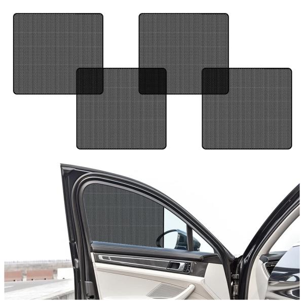 商品名:  4Pcs Car Window Shades for Side Window,Reuseable Static Cling+Honeycomb Black Window Privacy Film,Sun Blocking Car...