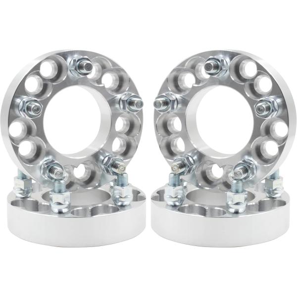 商品名:  Wheel Accessories Parts 4 Pcs Dual Drilled Wheel Spacers 5 on 4.75 5 on 4.50 1.25 Inch Thick 74.10mm Hub M12 1.5 1...
