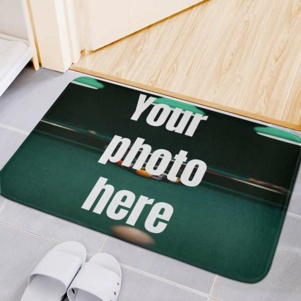 商品名:  Custom Personalized Rugs - Add Your Photo Text Logo - Non-Slip Washable Rugs - for Home Decor Bedroom Kitchen Livi...