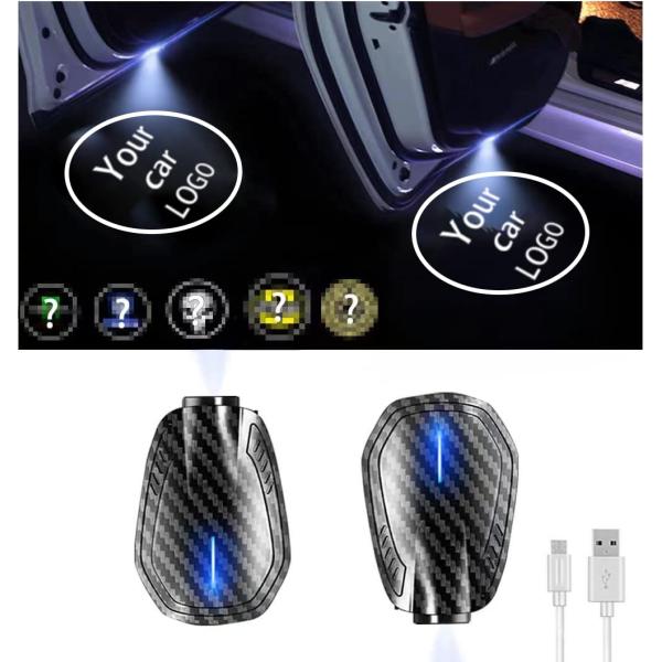 商品名:  Car Door Lights,2Pcs Car Door LED Logo Projector Lights,Rechargeable Wireless Car Door Step Courtesy Welcome Light...