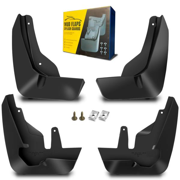 商品名: QUYDDC 泥よけ 2021-2023 Chevy Suburban/Tahoe (サブモデルZ71には適合しません パワーランニングボードには適合しません) 四季専用マッドガード ユニバーサル保護 フロントとリア QUYDDC...