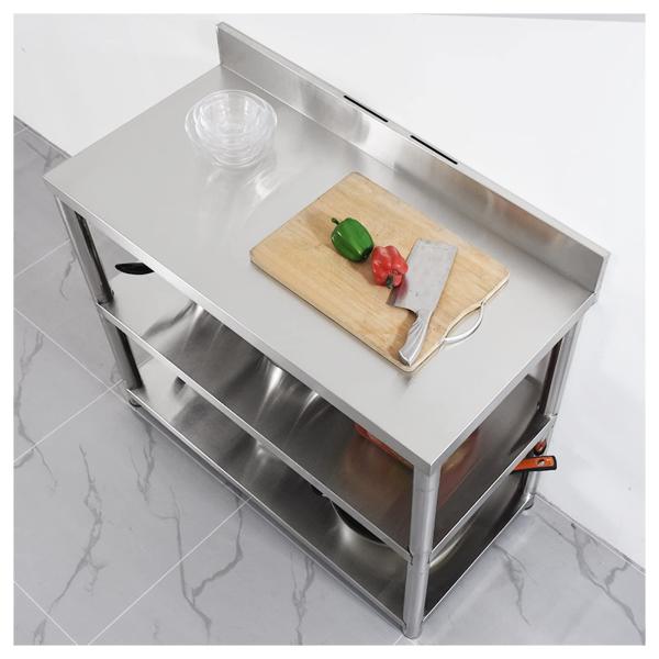 商品名:  Stainless Steel Workbench, Kitchen Prep Table, Stainless Steal Table, Food Prep Stainless Steel Table, Commercial ...