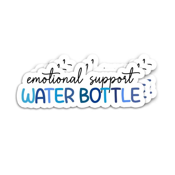 商品名:  314PI (3pcs) Emotional Support Water Bottle Sticker, Mental Health Awareness Die Cut Stickers Water Assistant for ...