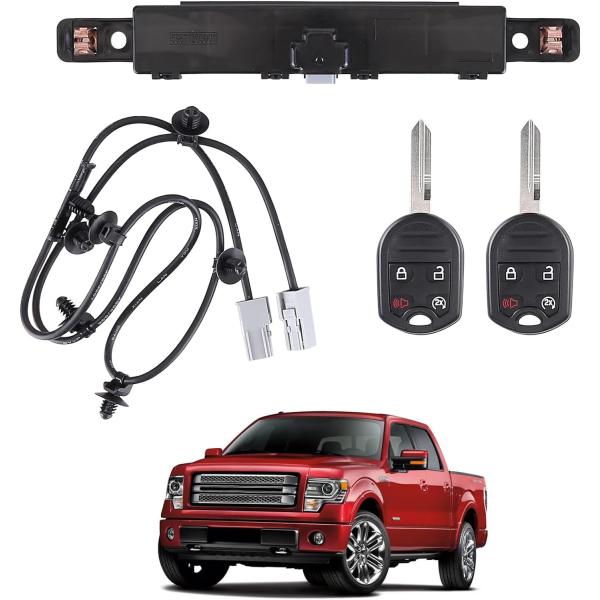 商品名BC3Z-19G364-A BC3Z19G364A 2 Keys Remote Start Kit Replacement for 2011-2014 Ford F-150 with Power Door Locks 4 Button...