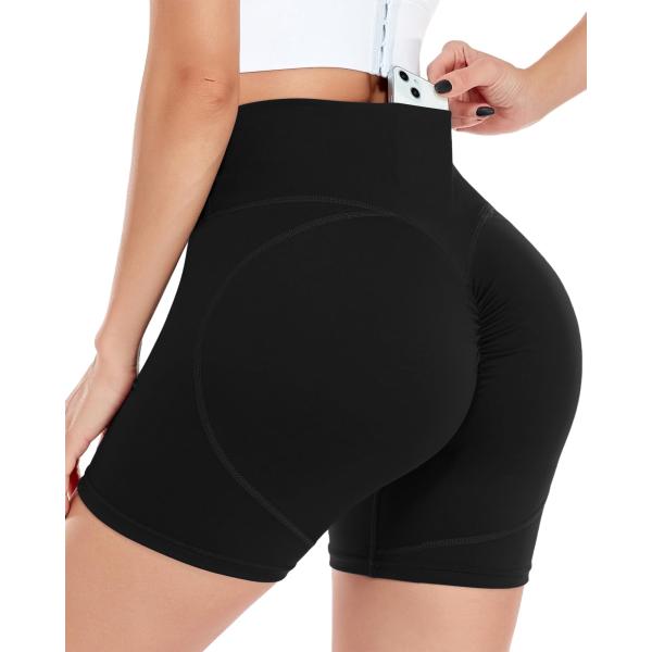 商品名:  Booty Scrunch Shorts for Women Yoga Ruched Gym Workout High Waist Shorts Butt Lifting Hot Pantsブランド: ZITAIMEI商品サイズ...
