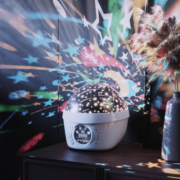 商品名: プロジェクターライト 子供用 寝室装飾 子供用目覚まし時計 ユニコーン 恐竜 月 星 プロジェクター ナイトライト 目覚まし時計 男の子 女の子 星空 目覚ましライト 子供用目覚まし時計 誕生日おもちゃ ギフト Projector...