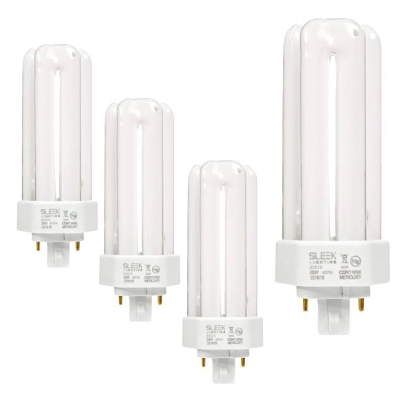 商品名:  SLEEKLIGHTING 26 Watt T4 Tri Tube CFL 4 Pin GX24Q-3 Base Light Bulb 4200K 1600lm - Compact Fluorescent - Cool Whit...