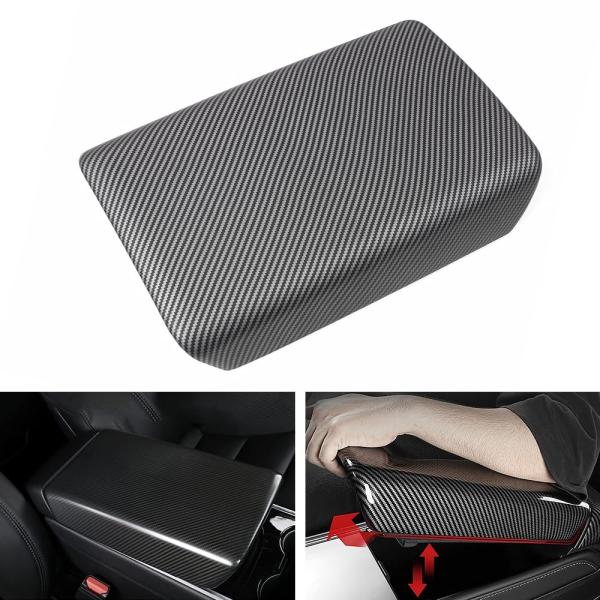 商品名:  KARTONMOTOR Car Armrest Box Cover Compatible with Tesla Model 3 Model Y,Center Console Protector, Decoration Inter...