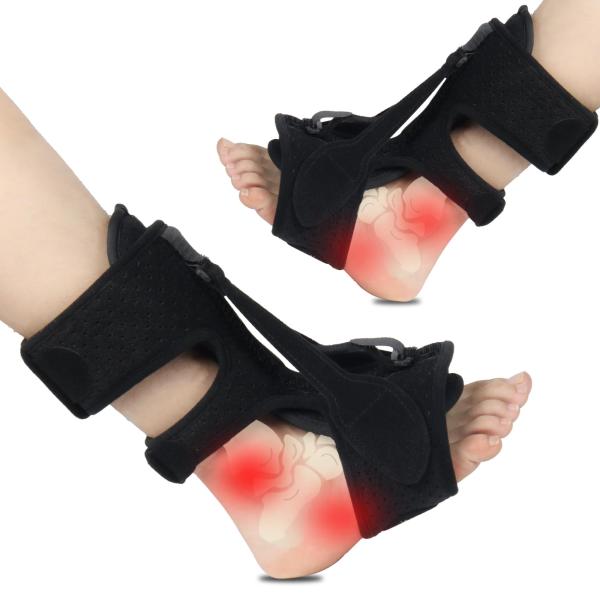 商品名:  YOYINMIL 2 Pack Plantar Fasciitis Night Splint, 3 Adjustable Straps Plantar Fasciitis Relief Night Splint Drop Foo...
