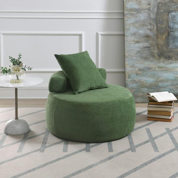 商品名:  Harper &amp; Bright Designs Accent Chair Barrel Armchair,Modern Round Circle Single Sofa Chair with Pillow,High-St...