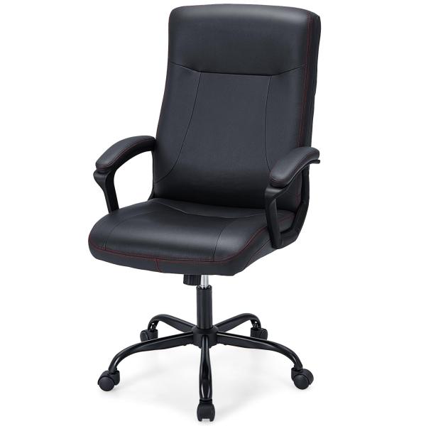 商品名:  Giantex Executive Office Chair, Ergonomic Home Office Chair, Leather Like Desk Chair with Backrest &amp; Built-in ...