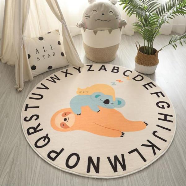 商品名:  WHALEHOME Round Alphabet Area Rug, Kids Cartoon ABC Alphabet Educational Learn Fun Rug Play Mat Non-Slip Crawling ...