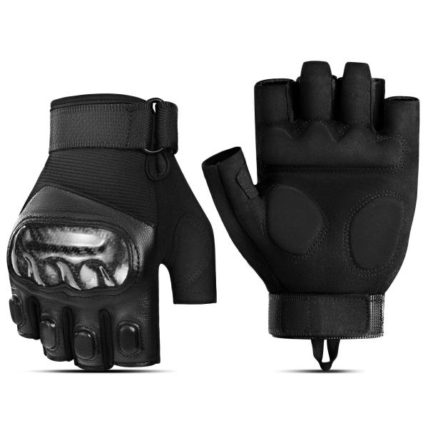 商品名:  OOPOR Motorcycle Gloves Cycling Gloves for Men Women - Fingerless Bike Gloves Bicycle Gloves Hard Knuckle Weight L...