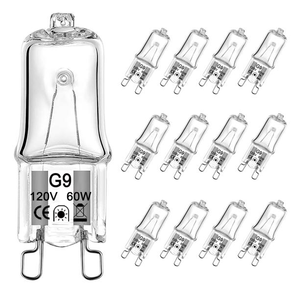 商品名:  VITUNOV G9 Halogen Bulb 60 Watt 120V, G9 Dimmable Long Lifetime, T4 JCD Type G9 Halogen Light Bulbs 2 Pin Base, 27...
