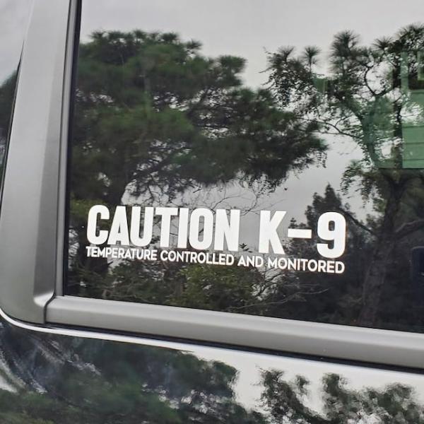 商品名:  Caution K-9 Temperature Controlled and Monitored Car Sticker Funny Bumper Decal for Auto, Truck, Motorcycle, Car W...