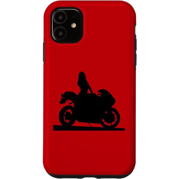 商品名iPhone 11 Cute Womam Motorcycle Racing Sport | Gear Shift Moto Bike Caseブランド：MOTORCYCLE RACING APPAREL商品サイズ：高さ：1.9 cm...