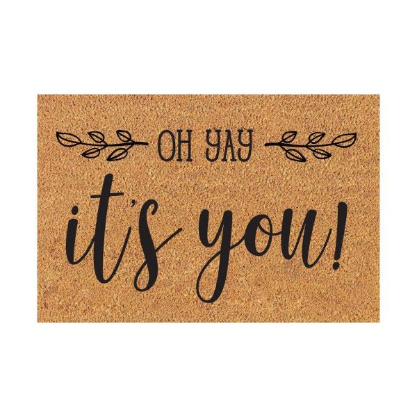 商品名:  TUNKENCE Welcome Mats Indoor Door Mat Door Matts Outdoors oh Yay Brown Floor Mat Front Door Entrance Rug for Home ...