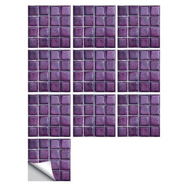 商品名:  TUNKENCE 10-Sheet Self Adhesive Tile Backsplash Self-Adhesive Wall Tile 3D Self Adhesive Tiles for Kitchen Backspl...