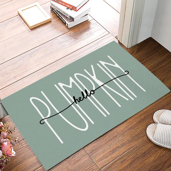 商品名:  Doormat Indoor Entrance Home Decor Door Mat,Thanksgiving Floor Rugs for Kitchen, Bathroom, Fall Hello Pumpkin Pure...