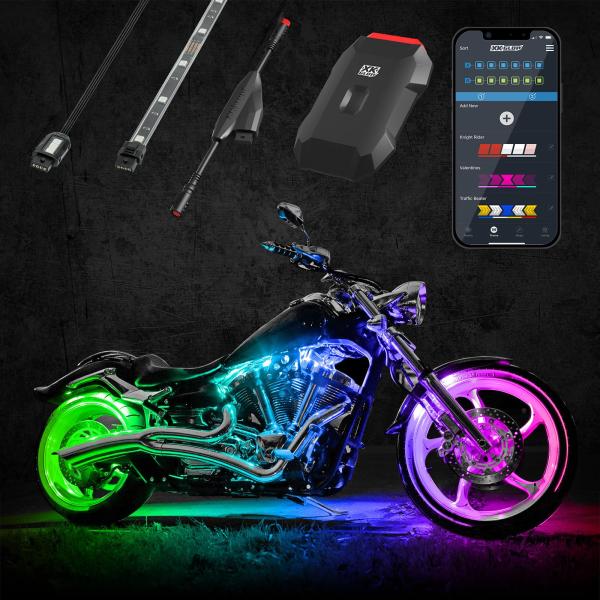 商品名:  Addressable LED Motorcycle Accent Light Kit | XKalpha App Controlled Advanced Kitブランド: XKGLOW商品サイズ: 34pc商品番号: 素材: ...