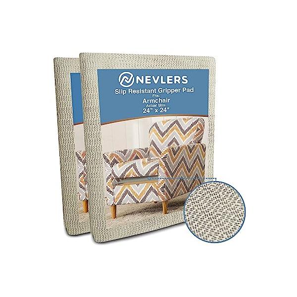 商品名:  Nevlers 2 Pack 24"x24" Couch Cushion Grip for Armchair, Helps Keep Couch Cushions from Sliding | Water Resistant N...