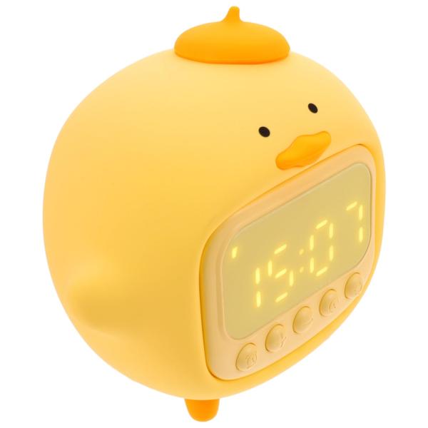 商品名: BESPORTBLE ハグダック目覚まし時計 室内装飾 デジタル時計 ホームグッズ 装飾 テーブル目覚まし時計 装飾デスククロック かわいいナイトライト 家庭用デスククロック 目覚まし時計 ナイトランプ 1セット BESPORTB...