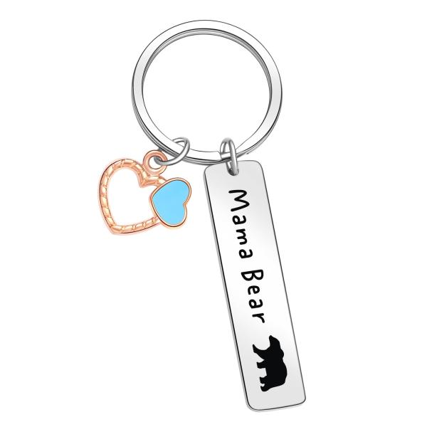 商品名: ORZOESD ママベアキーチェーン お母さん用キーチェーン クマ愛好家ジュエリー ママキーチェーン 母の日のキーチェーン お母さんへのキーホルダー おばあちゃんギフト ゴッドマザージュエリー 義理の母へのギフト 継母ジュエリー ...