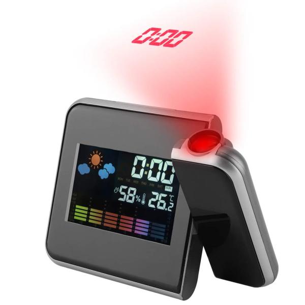商品名:  Projection Alarm Clock, Atomic Digital Alarm Clock Projector LED Digital Clock with Weather Forecast Projector Cal...
