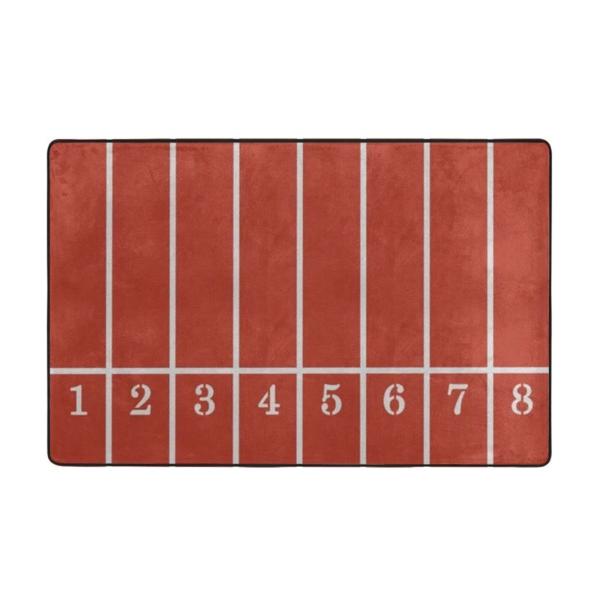 商品名:  Non Slip Large Area Rugs Durable Thick Floor Mat Doormats Running Track Field Sport Paattern Pattern Printed Floor...