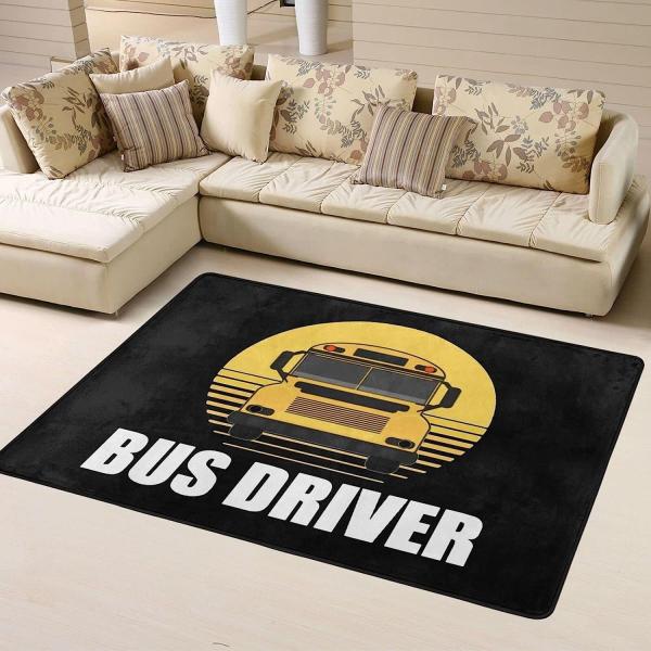 商品名:  Bus Driver School Bus Carpet 24x16 in Furniture Bedroom Decor Area Rugブランド: DIFNARY商品サイズ: 24x16 Inch商品番号: 色: Mat 1...