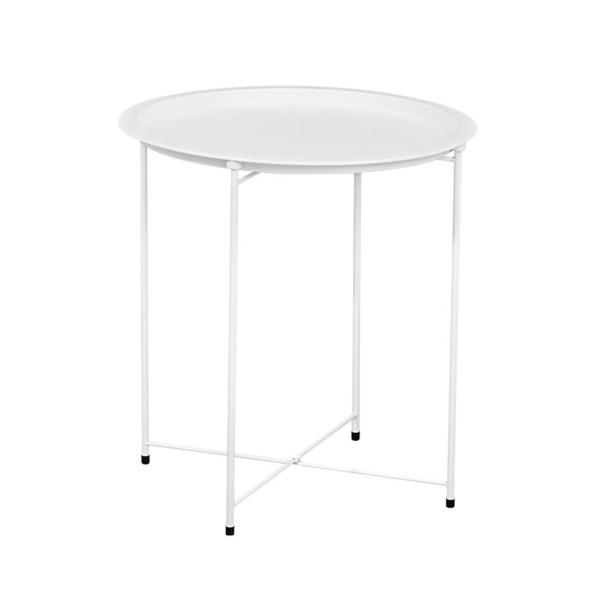 商品名:  Coffee Table for Small Space Coffee Table with Metal Frame Round Coffee Table End Table Minimalist Side Table for ...