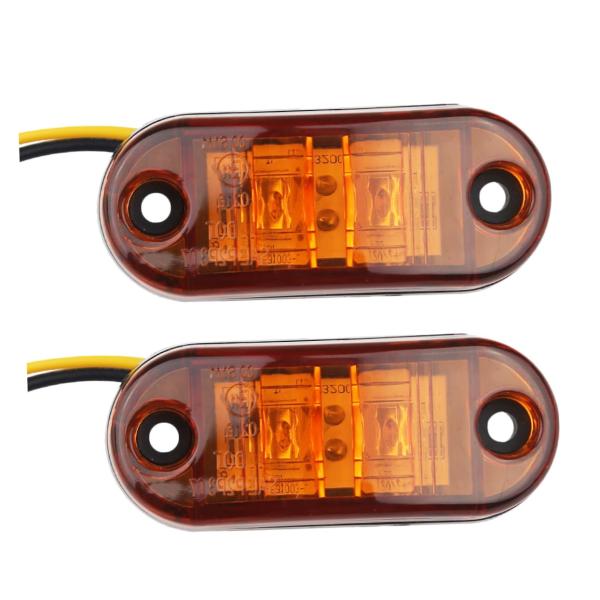 商品名:  Beatifufu 2Pcs LED truck marker lights trailer side marker lights trailer rear lights LED trailer lights LED side ...