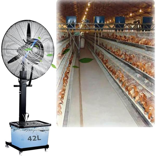 商品名RYPDKM Air Circulator Standing Misting Fan For Aquaculture, Durable Electric Cooling Fans With Wheel Easy Moving, Hig...