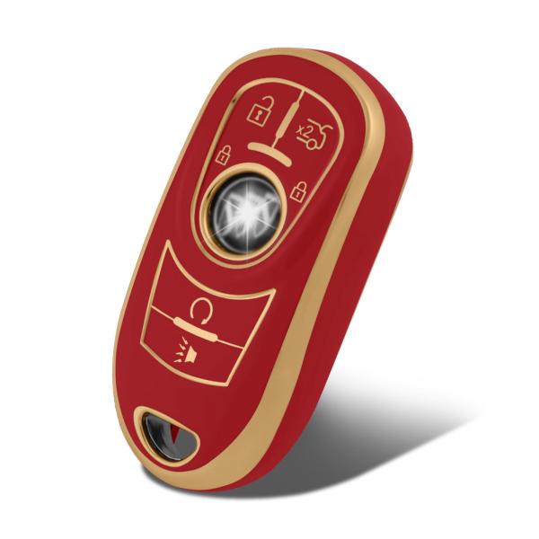商品名:  WORCAS for Buick 6 Button Key Fob Cover Soft TPU Protection Car Key Case Shell,Compatible with Buick Enclave Lacro...