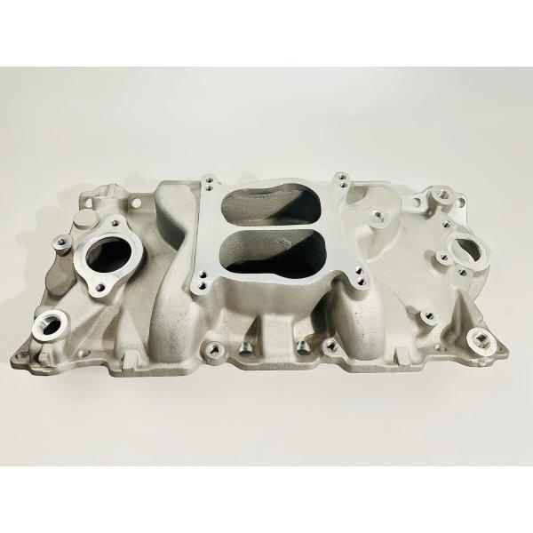 商品名: インテークマニホールドデュアルプレーン SBC スモールブロック Chevy 350 400 1956-1996用 (ナチュラル) intake manifold Dual Plane for SBC Small Block Ch...